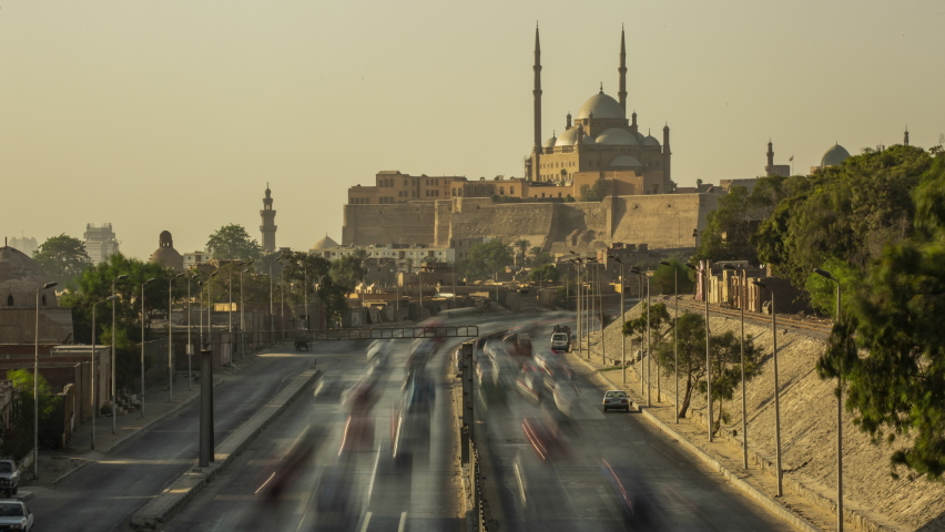 Giza Pyramids and Cityscape in Egypt image - Free stock photo - Public ...