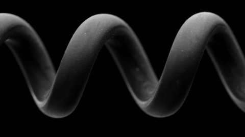 Stretch Spring Spring Compressed Expanded Against Stock Footage Video ...