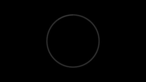 Png Alphaloading Circle Hud Simple Looping Stock Footage Video (100% ...