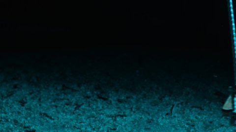 Creepy Swing Set Slowly Swinging Horror Stock Footage Video (100% ...