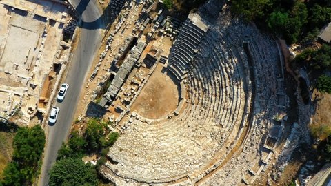 Elaiussa Sebaste Elaeousa Sebaste Ancient Roman Stock Footage Video ...