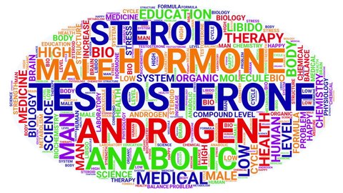 Testosterone Word Cloud Colorful Text 4k Stock Footage Video (100% ...