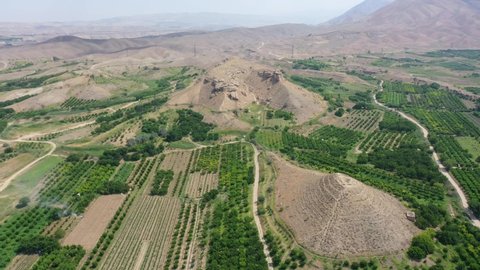 Aerial View Ruins Armenia Mystery Dvin Stock Footage Video (100% ...