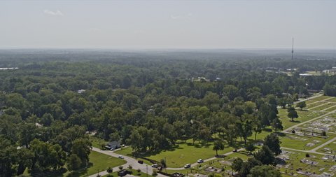 Jackson Georgia Aerial V7 Drone Hovering Stock Footage Video (100% ...