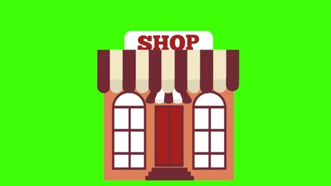 Animation Shop On Green Screen Stock Footage Video (100% Royalty-free ...