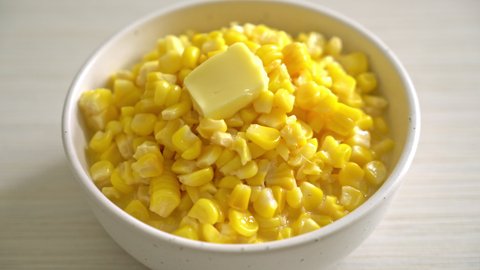Buttered Corn Sweet Corn Butter Stock Footage Video (100% Royalty-free ...