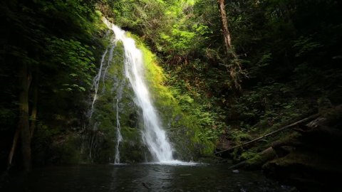 Water Running Down Waterfalls Stock Footage Video (100% Royalty-free ...