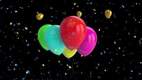 Falling balloons Stock Video Footage - 4K and HD Video Clips | Shutterstock