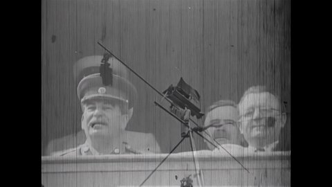 1940s Joseph Stalin Sitting Men Boy Stock Footage Video (100% Royalty ...