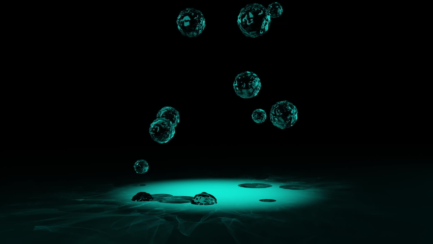 caustic glass beads illuminated light Stock Footage Video (100% Royalty ...