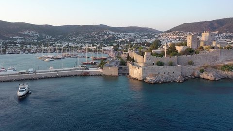 Bodrum City Turkey Best View Stock Footage Video (100% Royalty-free ...