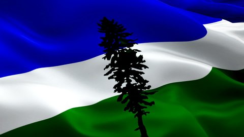 1 Cascadia independence flag Stock Video Footage - 4K and HD Video ...