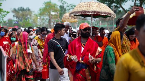 Haridwar Uttarakhandindia March 05 2021 Indian Stock Footage Video (100 ...