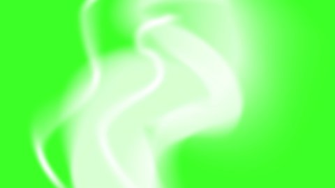 Looped Animation Smoke On Green Screen Stock Footage Video (100% ...