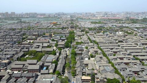 Liaocheng Chinajune 2021 Ancient City Dongchang Stock Footage Video ...