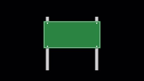 Animated road signs Stock Video Footage - 4K and HD Video Clips ...