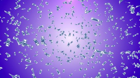 Money Rain 3d Background 4k Animation Stock Footage Video (100% Royalty ...