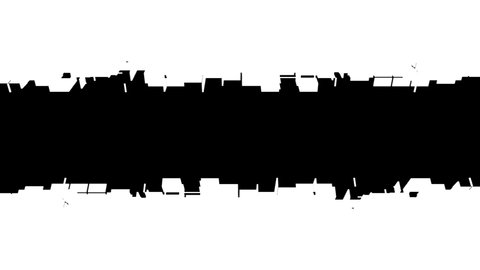 Orange Cubic Particles Cut Out Carbon Stock Footage Video (100% Royalty ...