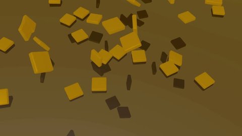 Large Tiles Falling Animation Stock Footage Video (100% Royalty-free ...