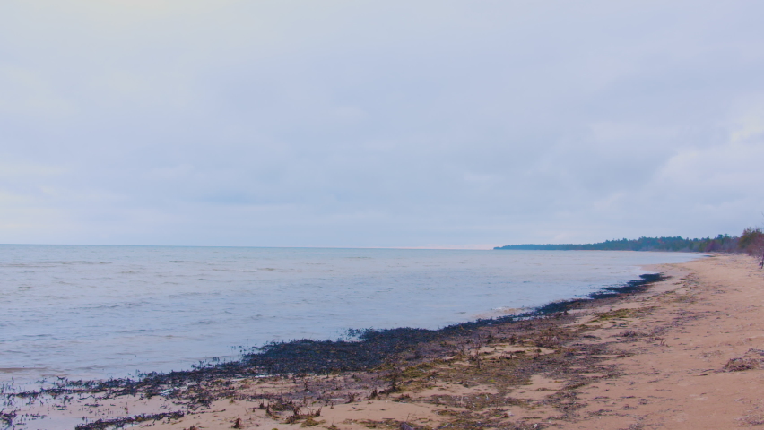 Shoreline of Lake Superior in the Upper Peninsula, Michigan image ...