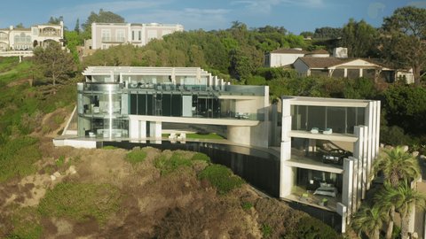 Razor House La Jolla Suburban San Stock Footage Video (100% Royalty ...