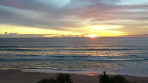 Colorful Clouds Changing Color Sky Sunset Stock Footage Video (100% ...