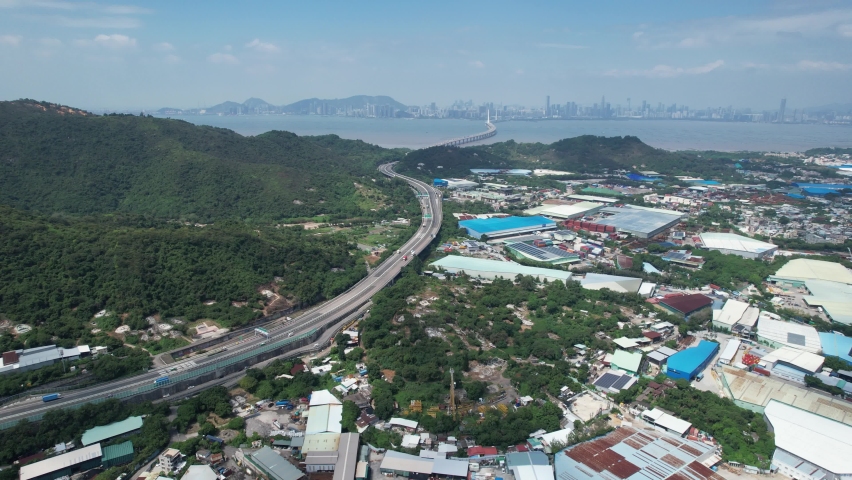countryside hung shui kiu yuen long Stock Footage Video (100% Royalty ...