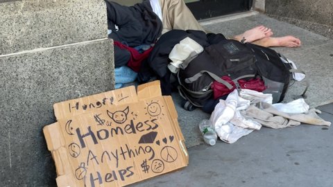 466 Homeless Feet Stock Video Footage - 4K and HD Video Clips ...