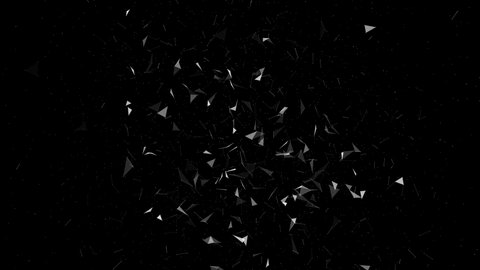 White Plexus Background Alpha Technology Stock Footage Video (100% ...