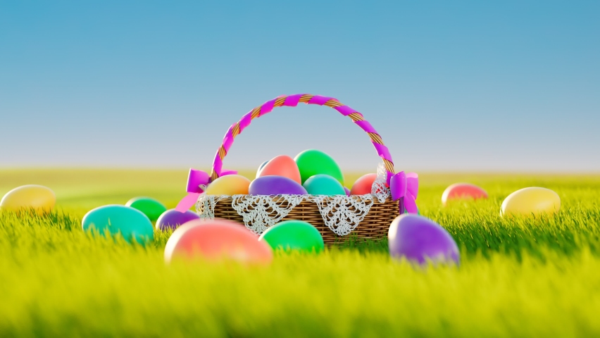 Easter eggs yellow and red Stock Video Footage - 4K and HD Video Clips ...