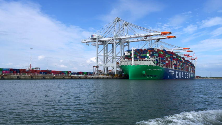 Cma cgm container Stock Video Footage - 4K and HD Video Clips ...