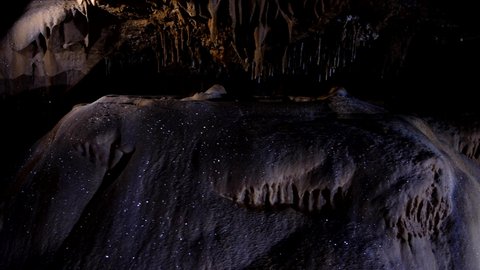 Forest Small Stalactites Stalagmites Such Alien Stock Footage Video ...