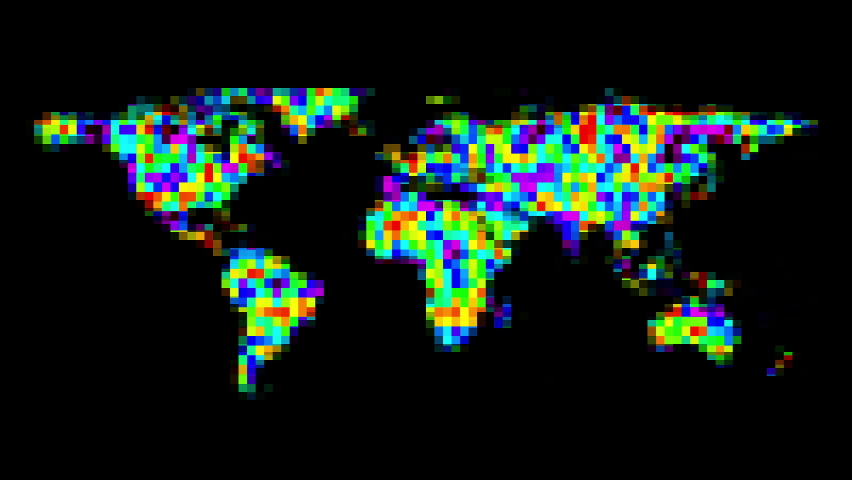 17 Simplified world map Stock Video Footage - 4K and HD Video Clips ...