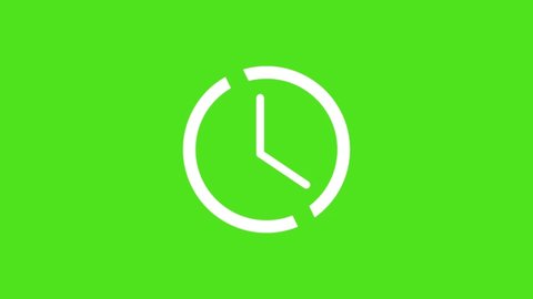 Clock Green Screen Moving Clock Images Stock Footage Video (100% ...