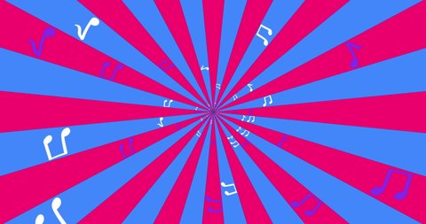 Animated Colorful Cartoon Music Background 4k Stock Footage Video (100% ...