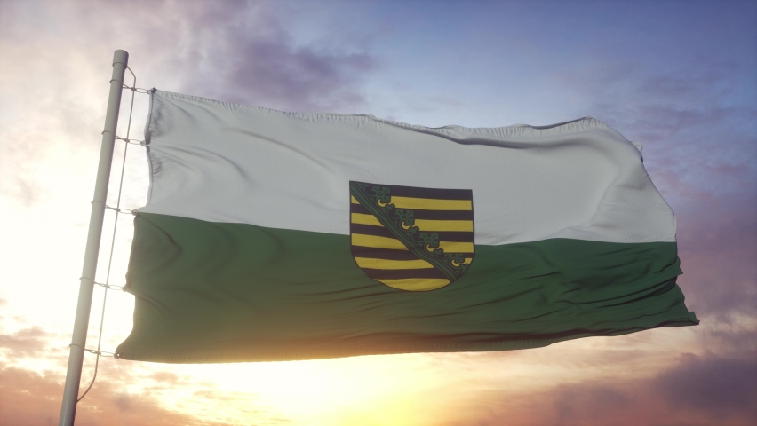 Sachsen flag Stock Video Footage - 4K and HD Video Clips | Shutterstock