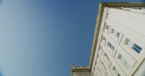 Us Department Treasury Annex Building Lafayette Stock Footage Video ...