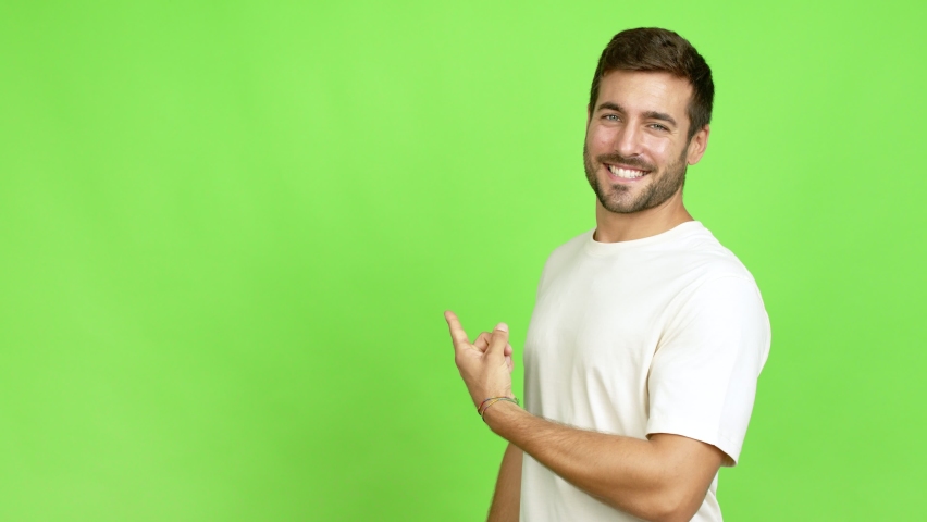 Man Green Screen Stock Video Footage | Royalty Free Man Green Screen ...