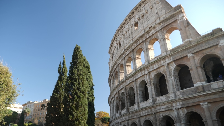 4k footage colosseum coliseum known flavian Stock Footage Video (100% ...