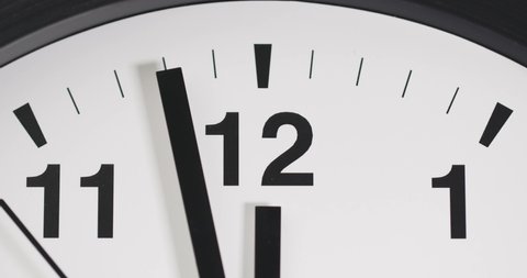 12 hour clock Stock Video Footage - 4K and HD Video Clips | Shutterstock