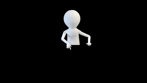 Man pointing cartoon Stock Video Footage - 4K and HD Video Clips ...