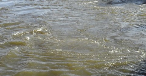 Violent Vortex Flows River Stock Footage Video (100% Royalty-free ...