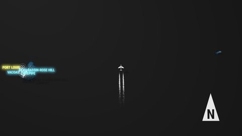 Seamless Looping Animation 3d Terrain Map Stock Footage Video 100