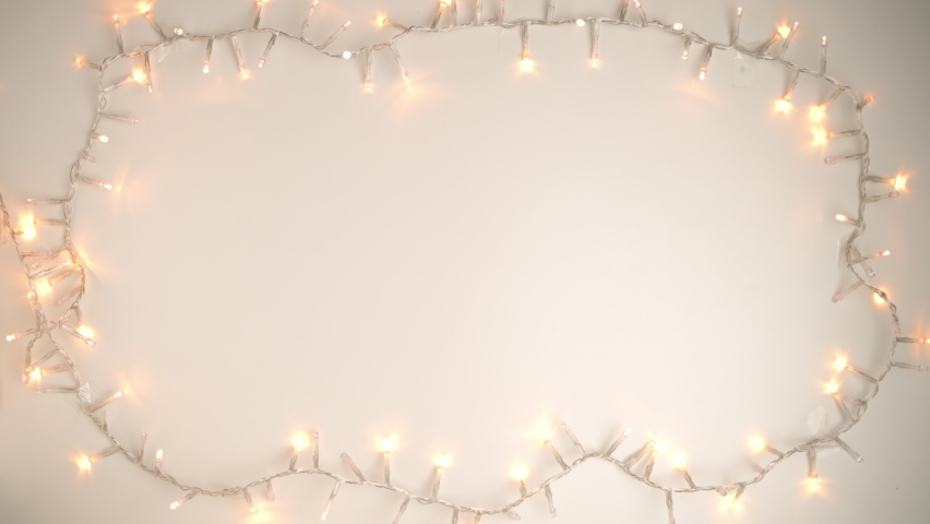 Christmas lights top view Stock Video Footage - 4K and HD Video Clips ...
