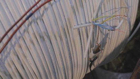 Testing Wire Quality Ea Factory Checking Stock Footage Video (100% ...