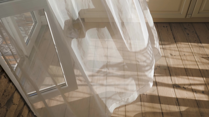 sun rays shine into home room Stock Footage Video (100% Royalty-free ...