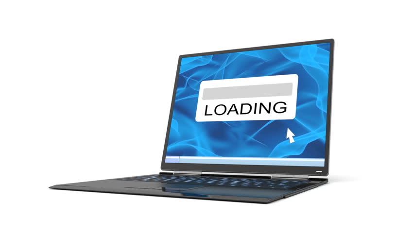 Laptop Breaks Down When Loading Stock Footage Video (100% Royalty-free ...