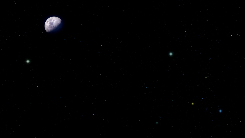 night sky stars loop background Stock Footage Video (100% Royalty-free ...