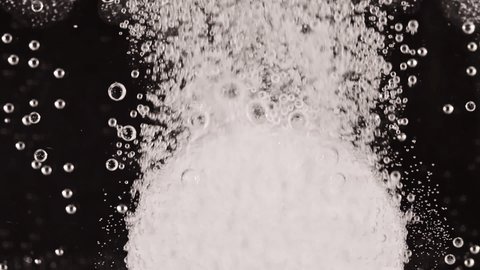 Effervescent Tablet Aspirin Pill Falling Down Stock Footage Video (100% ...