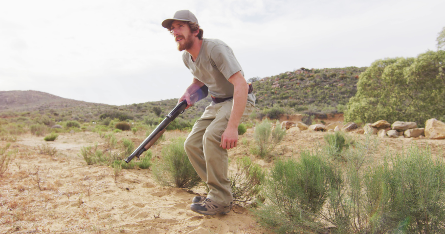 Kneeling Caucasian Male Survivalist Holding Hunting Stock Footage Video ... Kneeling Caucasian Male Survivalist Holding Hunting Stock Footage Video ...